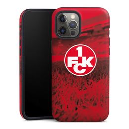 DeinDesign iPhone 12 Pro Handy Panzer Handyh&uuml;lle robuste Outdoor H&uuml;lle Schutzh&uuml;lle matt 1. Fck 1. Fc Kaiserslautern Official Licensed Product Tough Case