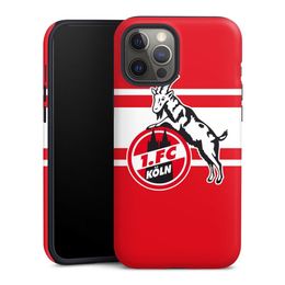 DeinDesign iPhone 12 Pro Handy Panzer Handyh&uuml;lle robuste Outdoor H&uuml;lle Schutzh&uuml;lle matt Official Licensed Product 1. Fc K&ouml;ln Coat Of Arms Tough Case