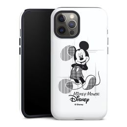 DeinDesign iPhone 12 Pro Handy Panzer Handyh&uuml;lle robuste Outdoor H&uuml;lle Schutzh&uuml;lle matt Mickey Mouse Disney Official Licensed Product Tough Case