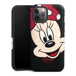 DeinDesign iPhone 12 Pro Handy Panzer Handyh&uuml;lle robuste Outdoor H&uuml;lle Schutzh&uuml;lle matt Disney Minnie Mouse Official Licensed Product Tough Case