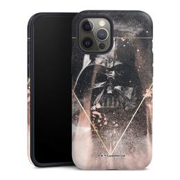 DeinDesign iPhone 12 Pro Handy Panzer Handyh&uuml;lle robuste Outdoor H&uuml;lle Schutzh&uuml;lle matt Star Wars Darth Vader Official Licensed Product Tough Case