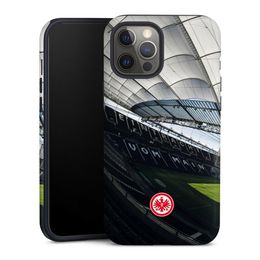 DeinDesign iPhone 12 Pro Handy Panzer Handyh&uuml;lle robuste Outdoor H&uuml;lle Schutzh&uuml;lle matt Eintracht Frankfurt Stadium Official Licensed Product Tough Case