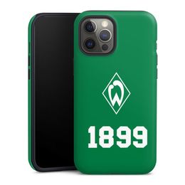 DeinDesign iPhone 12 Pro Handy Panzer Handyh&uuml;lle robuste Outdoor H&uuml;lle Schutzh&uuml;lle matt Statement Official Licensed Product Sv Werder Bremen Tough Case
