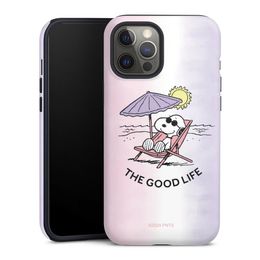 DeinDesign iPhone 12 Pro Handy Panzer Handyh&uuml;lle robuste Outdoor H&uuml;lle Schutzh&uuml;lle matt Snoopy Official Licensed Product Peanuts Tough Case