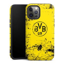 DeinDesign iPhone 12 Pro Handy Panzer Handyh&uuml;lle robuste Outdoor H&uuml;lle Schutzh&uuml;lle matt Bvb Official Licensed Product Borussia Dortmund Tough Case