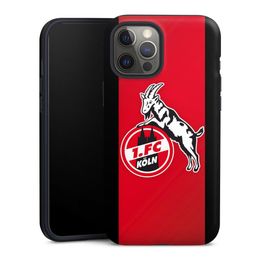 DeinDesign iPhone 12 Pro Handy Panzer Handyh&uuml;lle robuste Outdoor H&uuml;lle Schutzh&uuml;lle matt 1. Fc K&ouml;ln Billy Goat Hennes Official Licensed Product Tough Case