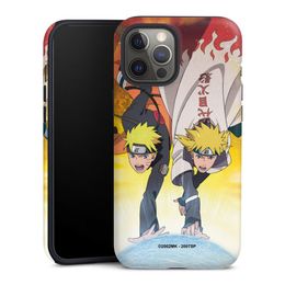 DeinDesign iPhone 12 Pro Handy Panzer Handyh&uuml;lle robuste Outdoor H&uuml;lle Schutzh&uuml;lle matt Naruto Shippuden Minato Namikaze Official Licensed Product Tough Case