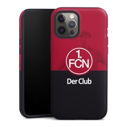 DeinDesign iPhone 12 Pro Handy Panzer Handyh&uuml;lle robuste Outdoor H&uuml;lle Schutzh&uuml;lle matt Official Licensed Product Der Club 1. Fc N&uuml;rnberg Tough Case
