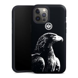 DeinDesign iPhone 12 Pro Handy Panzer Handyh&uuml;lle robuste Outdoor H&uuml;lle Schutzh&uuml;lle matt Attila Official Licensed Product Eintracht Frankfurt Tough Case