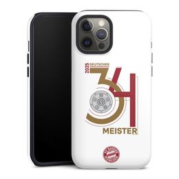 DeinDesign iPhone 12 Pro Handy Panzer Handyh&uuml;lle robuste Outdoor H&uuml;lle Schutzh&uuml;lle matt Master Official Licensed Product Fc Bayern M&uuml;nchen Tough Case
