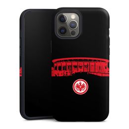 DeinDesign iPhone 12 Pro Handy Panzer Handyh&uuml;lle robuste Outdoor H&uuml;lle Schutzh&uuml;lle matt Official Licensed Product Eintracht Frankfurt Stadium Tough Case
