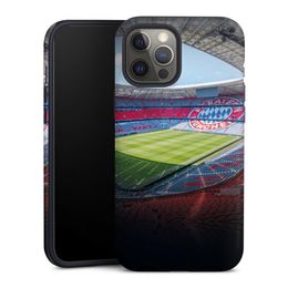 DeinDesign iPhone 12 Pro Handy Panzer Handyh&uuml;lle robuste Outdoor H&uuml;lle Schutzh&uuml;lle matt Fcb Stadium Fc Bayern M&uuml;nchen Tough Case