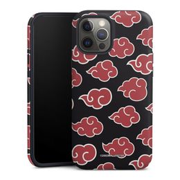 DeinDesign iPhone 12 Pro Handy Panzer Handyh&uuml;lle robuste Outdoor H&uuml;lle Schutzh&uuml;lle matt Naruto Shippuden Pattern Akatsuki Tough Case