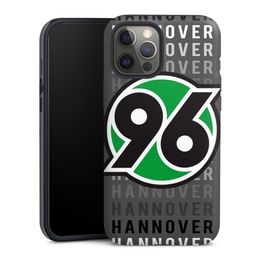 DeinDesign iPhone 12 Pro Handy Panzer Handyh&uuml;lle robuste Outdoor H&uuml;lle Schutzh&uuml;lle matt H96 Hannover 96 Official Licensed Product Tough Case