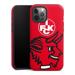 DeinDesign iPhone 12 Pro Handy Panzer Handyh&uuml;lle robuste Outdoor H&uuml;lle Schutzh&uuml;lle matt Devil 1. Fc Kaiserslautern 1. Fck Tough Case