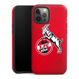 DeinDesign iPhone 12 Pro Handy Panzer Handyh&uuml;lle robuste Outdoor H&uuml;lle Schutzh&uuml;lle matt 1. Fc K&ouml;ln Effzeh Official Licensed Product Tough Case
