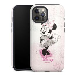 DeinDesign iPhone 12 Pro Handy Panzer Handyh&uuml;lle robuste Outdoor H&uuml;lle Schutzh&uuml;lle matt Vintage Minnie Mouse Disney Tough Case