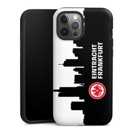 DeinDesign iPhone 12 Pro Handy Panzer Handyh&uuml;lle robuste Outdoor H&uuml;lle Schutzh&uuml;lle matt Eintracht Frankfurt Sge Official Licensed Product Tough Case