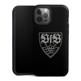 DeinDesign iPhone 12 Pro Handy Panzer Handyh&uuml;lle robuste Outdoor H&uuml;lle Schutzh&uuml;lle matt Official Licensed Product Vfb Stuttgart Logo Tough Case