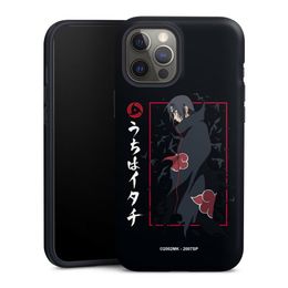 DeinDesign iPhone 12 Pro Handy Panzer Handyh&uuml;lle robuste Outdoor H&uuml;lle Schutzh&uuml;lle matt Official Licensed Product Naruto Shippuden Itachi Uchiha Tough Case