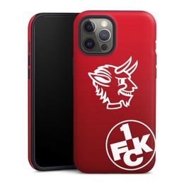 DeinDesign iPhone 12 Pro Handy Panzer Handyh&uuml;lle robuste Outdoor H&uuml;lle Schutzh&uuml;lle matt Devil Official Licensed Product 1. Fc Kaiserslautern Tough Case