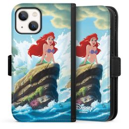 DeinDesign Galaxy A51 Handy Klapph&uuml;lle Handyh&uuml;lle aus Kunst Leder schwarz Flip Case Official Licensed Product Arielle Die Meerjungfrau Mermaid Sideflip mit 