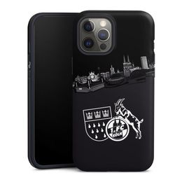 DeinDesign iPhone 12 Pro Handy Panzer Handyh&uuml;lle robuste Outdoor H&uuml;lle Schutzh&uuml;lle matt Skyline Official Licensed Product 1. Fc K&ouml;ln Tough Case