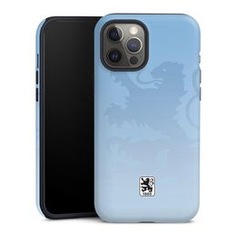 DeinDesign iPhone 12 Pro Handy Panzer Handyh&uuml;lle robuste Outdoor H&uuml;lle Schutzh&uuml;lle matt Official Licensed Product Logo Tsv 1860 M&uuml;nchen Tough Case