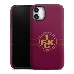 DeinDesign iPhone 11 Handy Panzer Handyh&uuml;lle robuste Outdoor H&uuml;lle Schutzh&uuml;lle matt 1. Fc Kaiserslautern Official Licensed Product 125 Jahre Tough Case