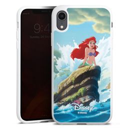 DeinDesign iPhone Xr Handy Silikon H&uuml;lle Case wei&szlig; Handyh&uuml;lle Official Licensed Product Arielle Die Meerjungfrau Mermaid Silikon Case
