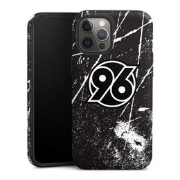 DeinDesign iPhone 12 Pro Handy Panzer Handyh&uuml;lle robuste Outdoor H&uuml;lle Schutzh&uuml;lle matt Hannover 96 H96 Official Licensed Product Tough Case