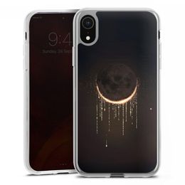 DeinDesign iPhone Xr Handy Silikon H&uuml;lle Case transparent Handyh&uuml;lle Full Moon Moon Light Silikon Case