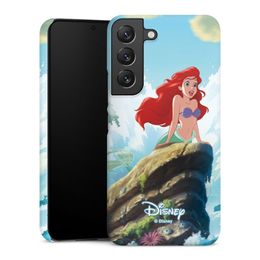 DeinDesign Galaxy S22 Handy Premium Case Smartphone Handyh&uuml;lle Schutzh&uuml;lle matt Official Licensed Product Arielle Die Meerjungfrau Mermaid Premium Case