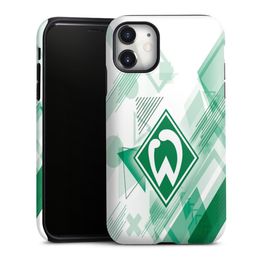 DeinDesign iPhone 11 Handy Panzer Handyh&uuml;lle robuste Outdoor H&uuml;lle Schutzh&uuml;lle matt Sv Werder Bremen Official Licensed Product Muster Tough Case
