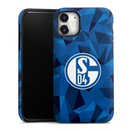 DeinDesign iPhone 11 Handy Panzer Handyh&uuml;lle robuste Outdoor H&uuml;lle Schutzh&uuml;lle matt Fc Schalke 04 Muster Camouflage Tough Case