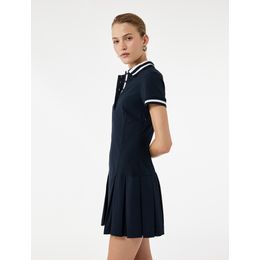 KOTON Kleid Damen Gr&ouml;&szlig;e 36 navy / wei&szlig; Winterkleid