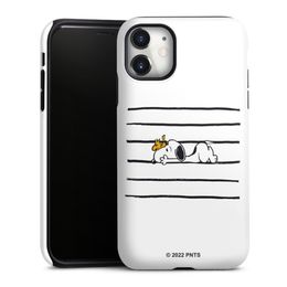 DeinDesign iPhone 11 Handy Panzer Handyh&uuml;lle robuste Outdoor H&uuml;lle Schutzh&uuml;lle matt Snoopy Dog Peanuts Tough Case