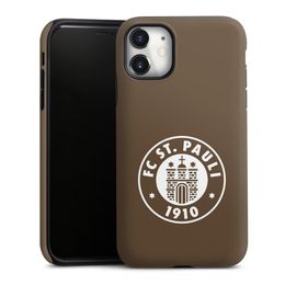 DeinDesign iPhone 11 Handy Panzer Handyh&uuml;lle robuste Outdoor H&uuml;lle Schutzh&uuml;lle matt Fc St. Pauli Official Licensed Product Coat Of Arms Tough Case
