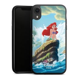 DeinDesign iPhone Xr Handy Premium Silikon H&uuml;lle Handyh&uuml;lle schwarz Case Official Licensed Product Arielle Die Meerjungfrau Mermaid Silikon Premium Case