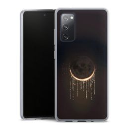 DeinDesign Galaxy S20 FE 5G Handy Silikon H&uuml;lle Case transparent Handyh&uuml;lle Moon Light Full Moon Silikon Case