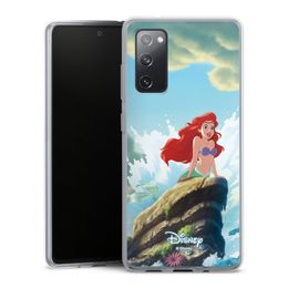 DeinDesign Galaxy S20 FE Handy Silikon H&uuml;lle Case transparent Handyh&uuml;lle Official Licensed Product Mermaid Arielle Die Meerjungfrau Silikon Case