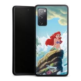 DeinDesign Galaxy S20 FE Handy Premium Silikon H&uuml;lle Handyh&uuml;lle schwarz Case Official Licensed Product Mermaid Arielle Die Meerjungfrau Silikon Premium Case