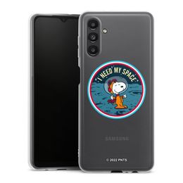 DeinDesign Galaxy A13 5G Handy Silikon H&uuml;lle Case transparent Handyh&uuml;lle Peanuts Weltall Snoopy Silikon Case
