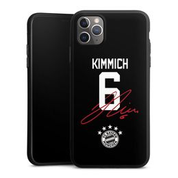DeinDesign iPhone 11 Pro Max Handy Premium Silikon H&uuml;lle Handyh&uuml;lle schwarz Case Kimmich Fc Bayern M&uuml;nchen Fcb Silikon Premium Case