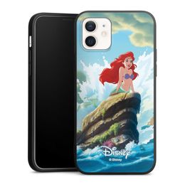 DeinDesign iPhone 12 Handy Premium Silikon H&uuml;lle Handyh&uuml;lle schwarz Case Official Licensed Product Arielle Die Meerjungfrau Mermaid Silikon Premium Case