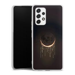 DeinDesign Galaxy A53 5G Handy Silikon H&uuml;lle Case transparent Handyh&uuml;lle Moon Light Full Moon Silikon Case