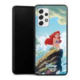 DeinDesign Galaxy A53 5G Handy Silikon H&uuml;lle Case schwarz Handyh&uuml;lle Official Licensed Product Mermaid Arielle Die Meerjungfrau