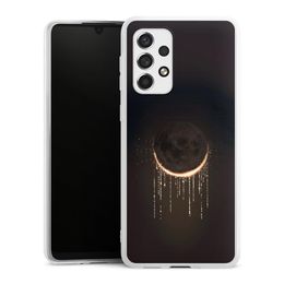 DeinDesign Galaxy A33 5G Handy Silikon H&uuml;lle Case transparent Handyh&uuml;lle Moon Light Full Moon Silikon Case