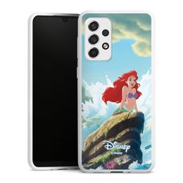 DeinDesign Galaxy A33 5G Handy Silikon H&uuml;lle Case wei&szlig; Handyh&uuml;lle Official Licensed Product Mermaid Arielle Die Meerjungfrau Silikon Case