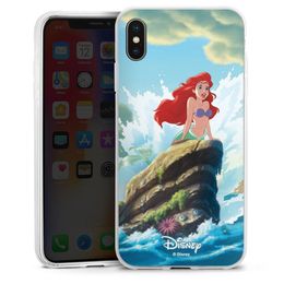 DeinDesign iPhone Xs Max Handy Silikon H&uuml;lle Case transparent Handyh&uuml;lle Official Licensed Product Arielle Die Meerjungfrau Mermaid Silikon Case
